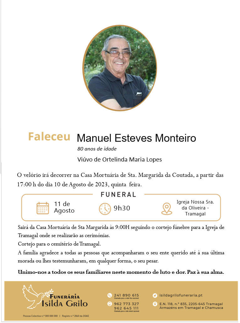 Manuel Esteves Monteiro – Isilda Grilo